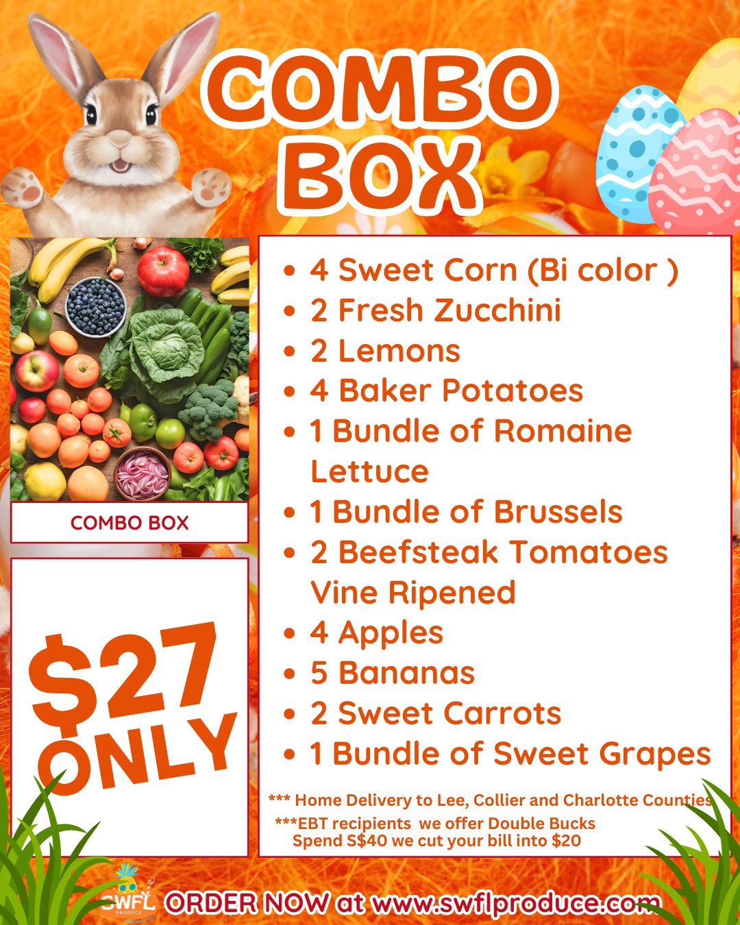 Combo Box Subscription Bi Monthly - SWFL Produce, Fort Myers, Cape ...