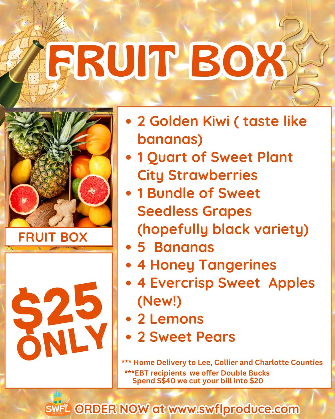 Weekly Fruit Box Subscription - SWFL Produce, Fort Myers, Cape Coral ...