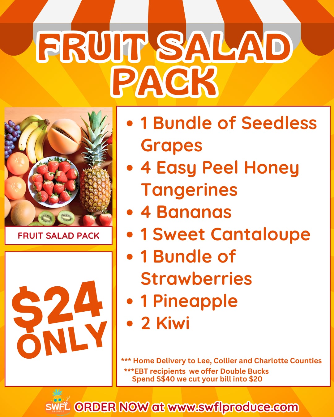 Fruit Salad Pack - SWFL Produce, Fort Myers, Cape Coral and Local ...