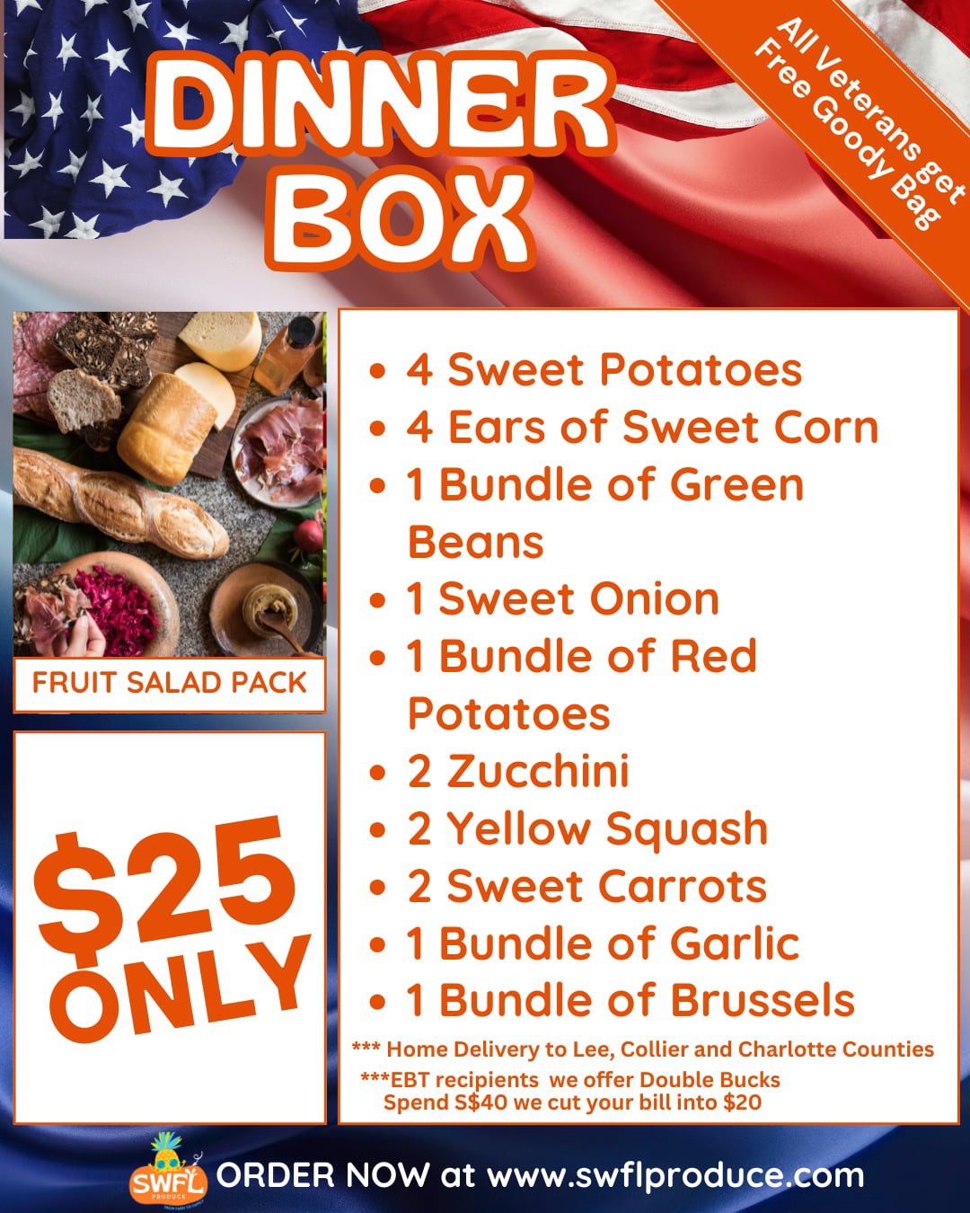 Dinner Box - SWFL Produce, Fort Myers, Cape Coral and Local Farmers Markets